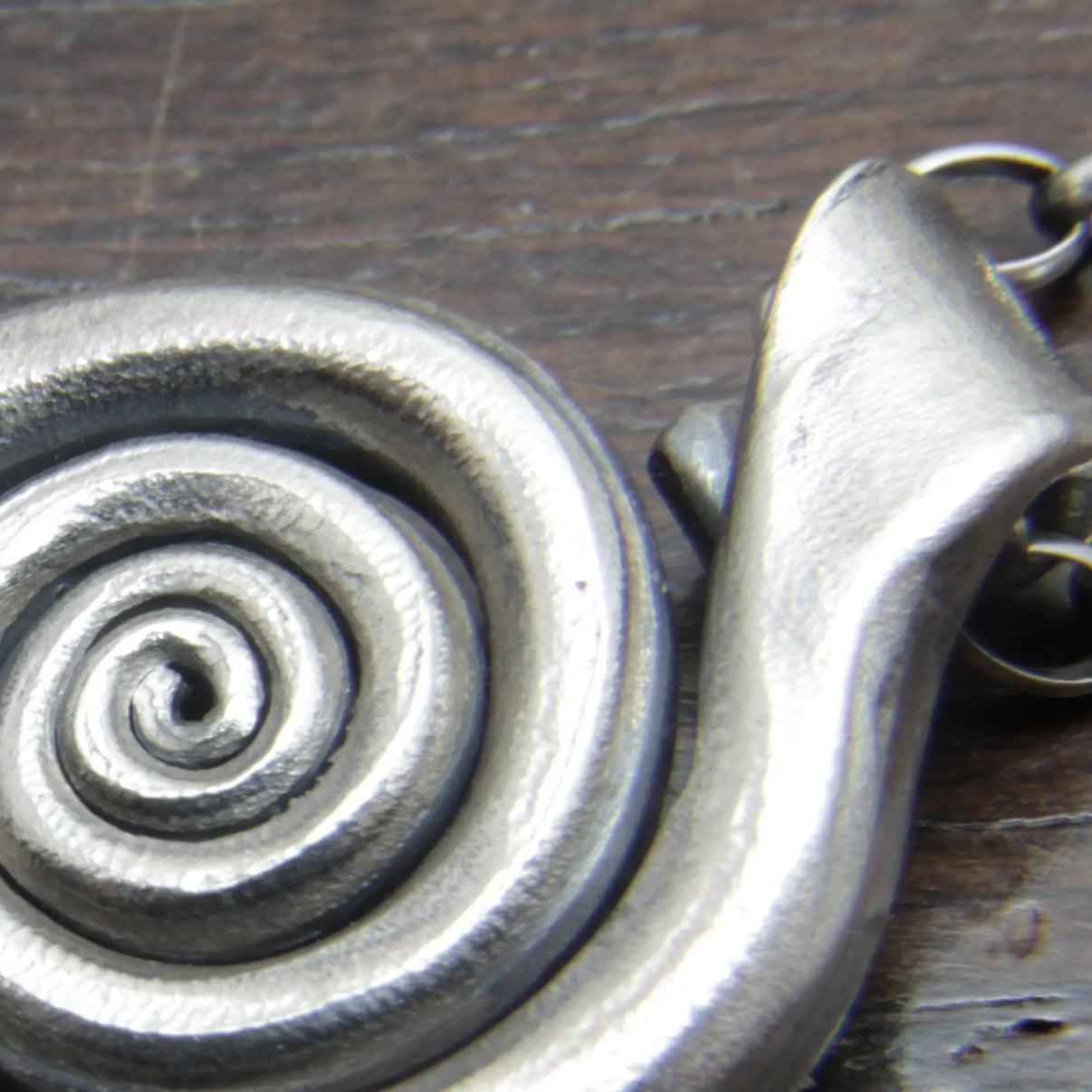 Wrought Silver Spiral Necklace – Taitaya Forge
